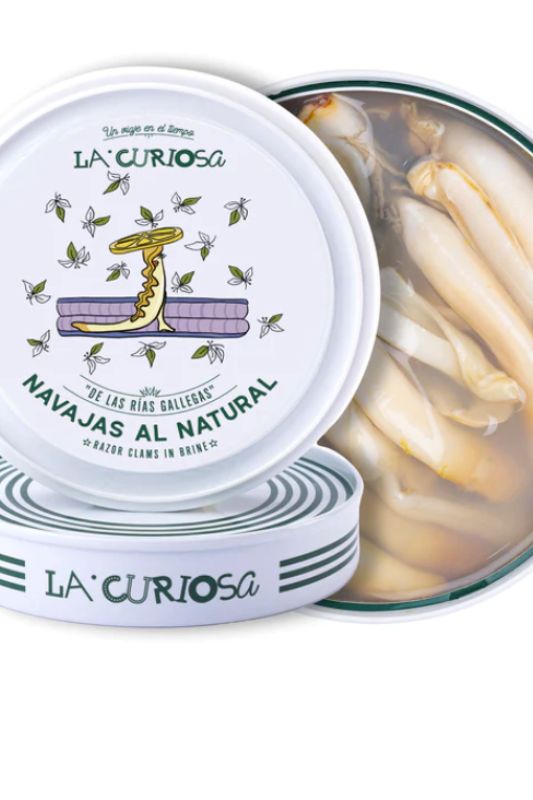 La curiosa razor clams navajas