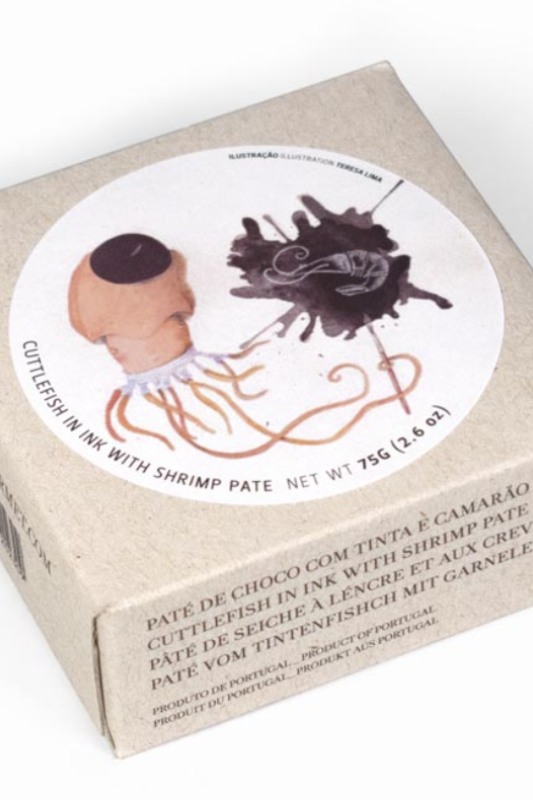 Jose Gourmet Cuttlefish in Ink with Shrimp Pate - 75g